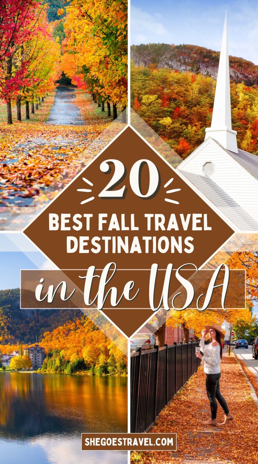 20 Stunning Fall Destinations in the USA You'll Love